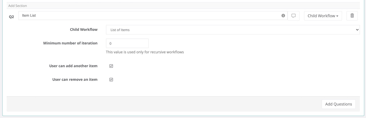 Create forms with repeatable sections – Virtus Flow